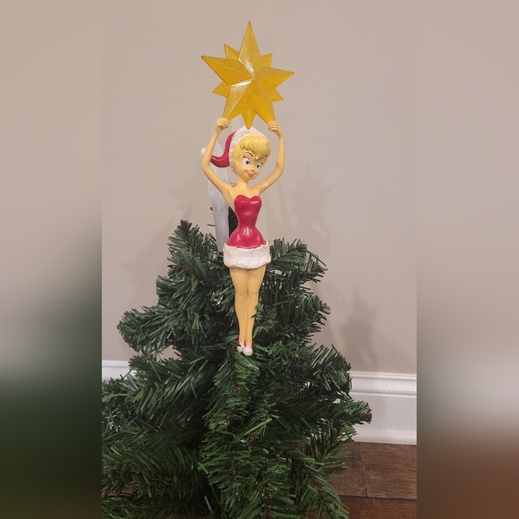 Disney | Holiday | Vintage Euc Tinkerbell Tree Topper | Poshmark